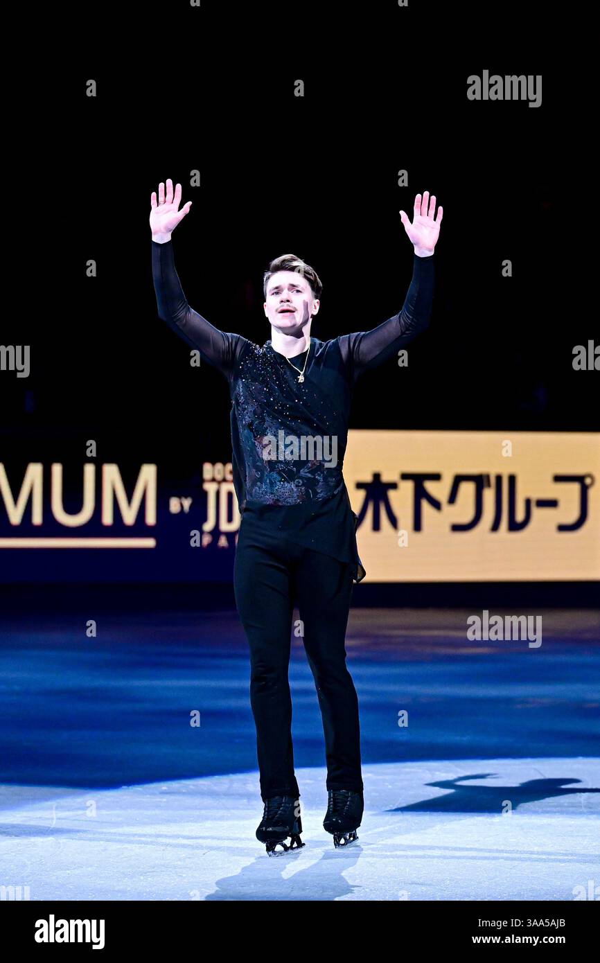 Maxim NAUMOV (USA), during Exhibition Gala, at the ISU World Figure ...