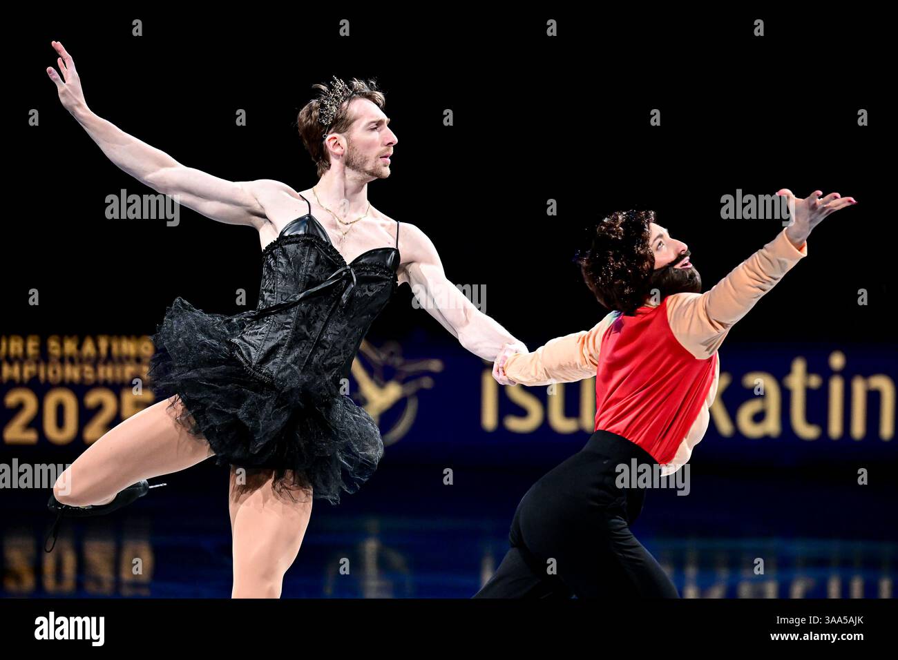 Sara CONTI & Niccolo MACII (ITA), during Exhibition Gala, at the ISU ...