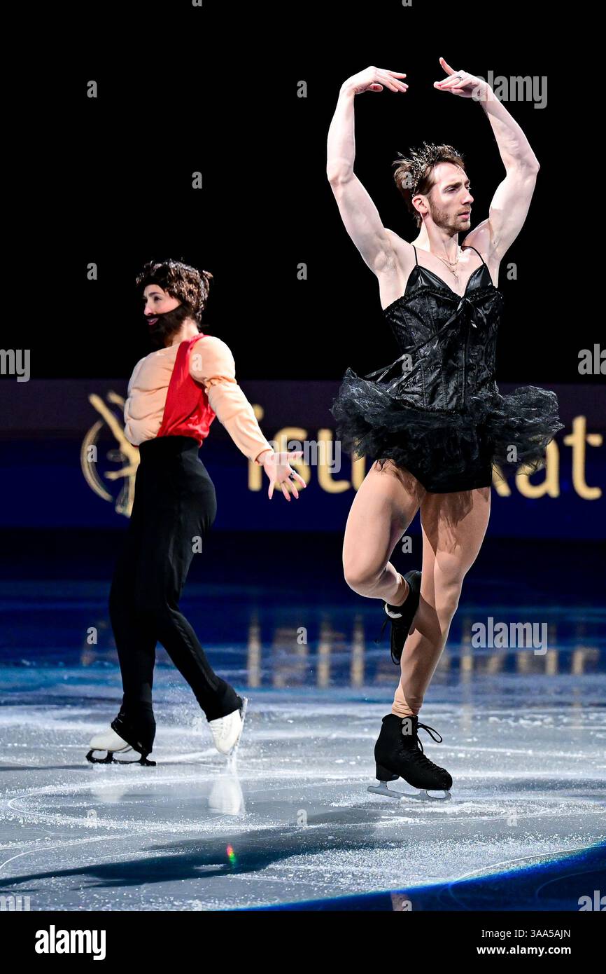 Sara CONTI & Niccolo MACII (ITA), during Exhibition Gala, at the ISU ...