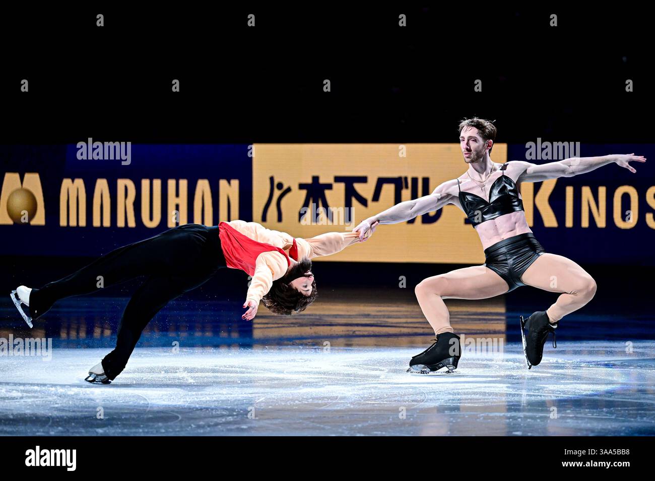 Sara CONTI & Niccolo MACII (ITA), during Exhibition Gala, at the ISU ...