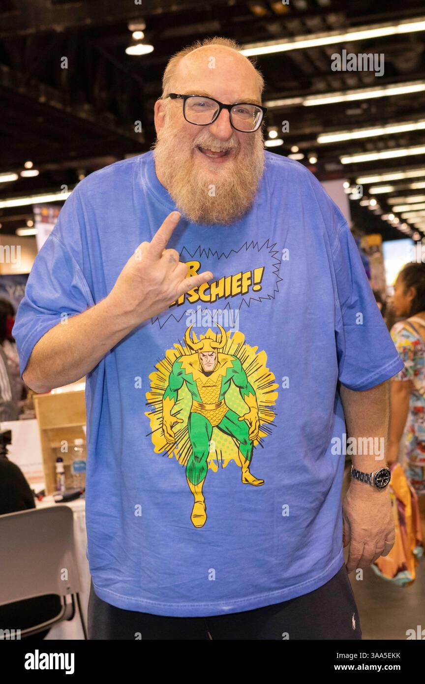 Brian Posehn auf der WonderCon 2025 im Anaheim Convention Center ...