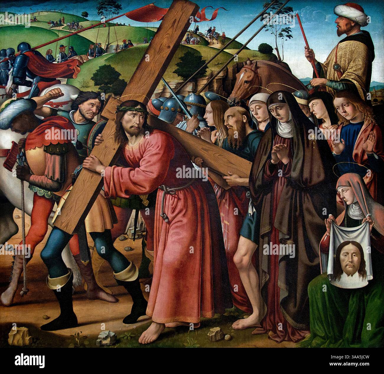 Christ Carrying the Cross by BIAGIO D'ANTONIO 1446 - 1508 Italy Italian ...
