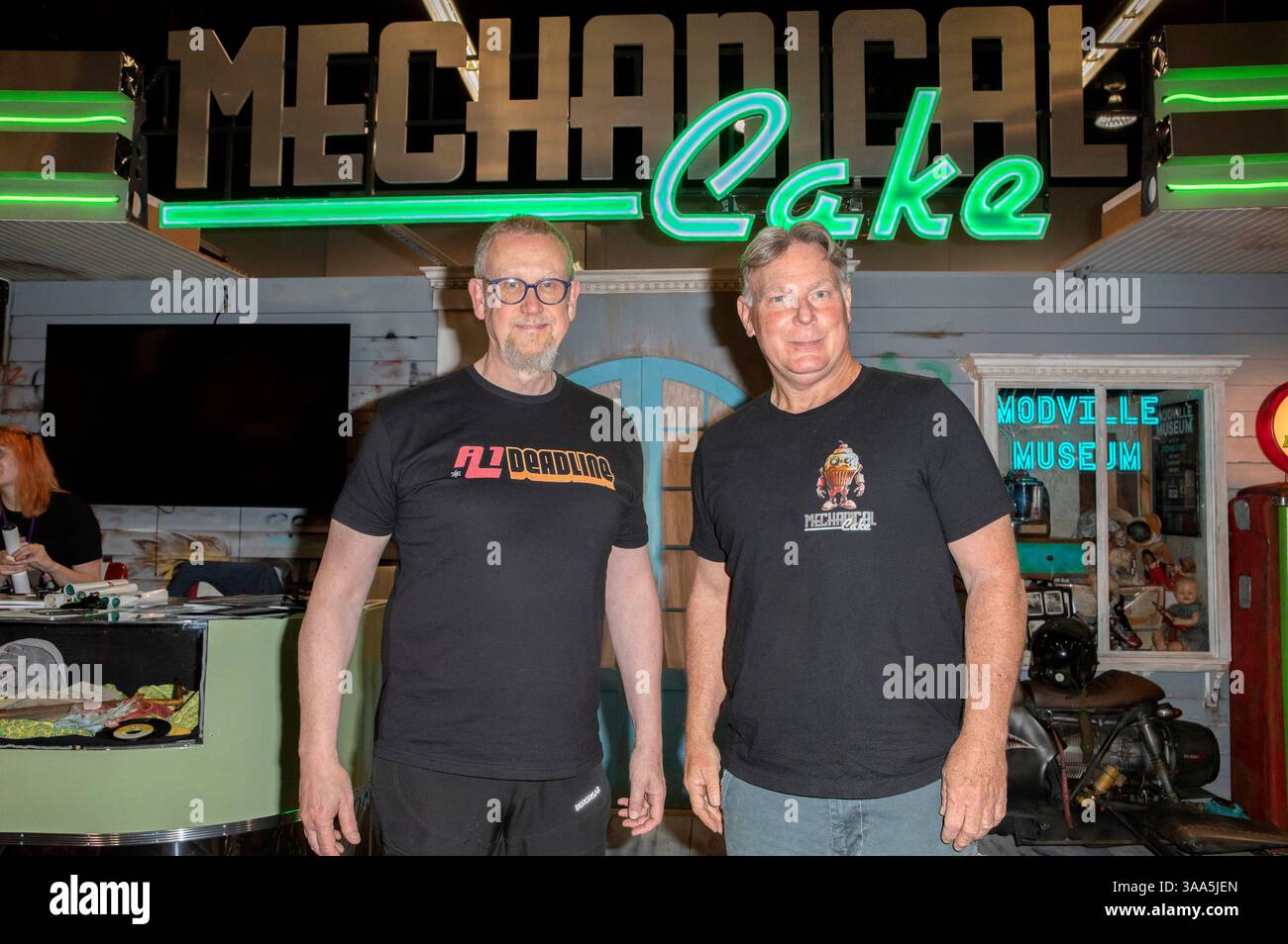 Dave Elliott und Tom Sanders auf der WonderCon 2025 im Anaheim ...