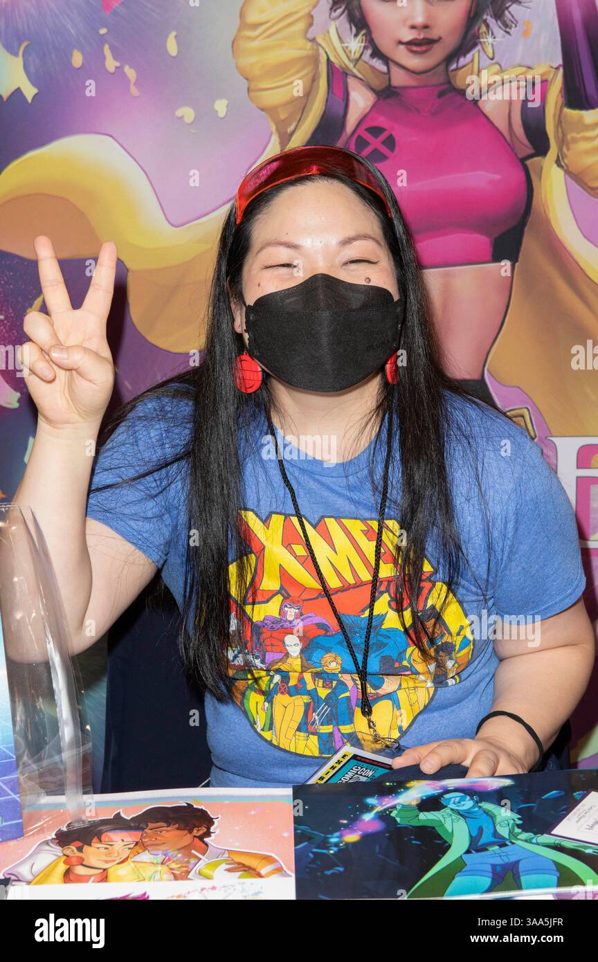 Holly Chou auf der WonderCon 2025 im Anaheim Convention Center. Anaheim ...