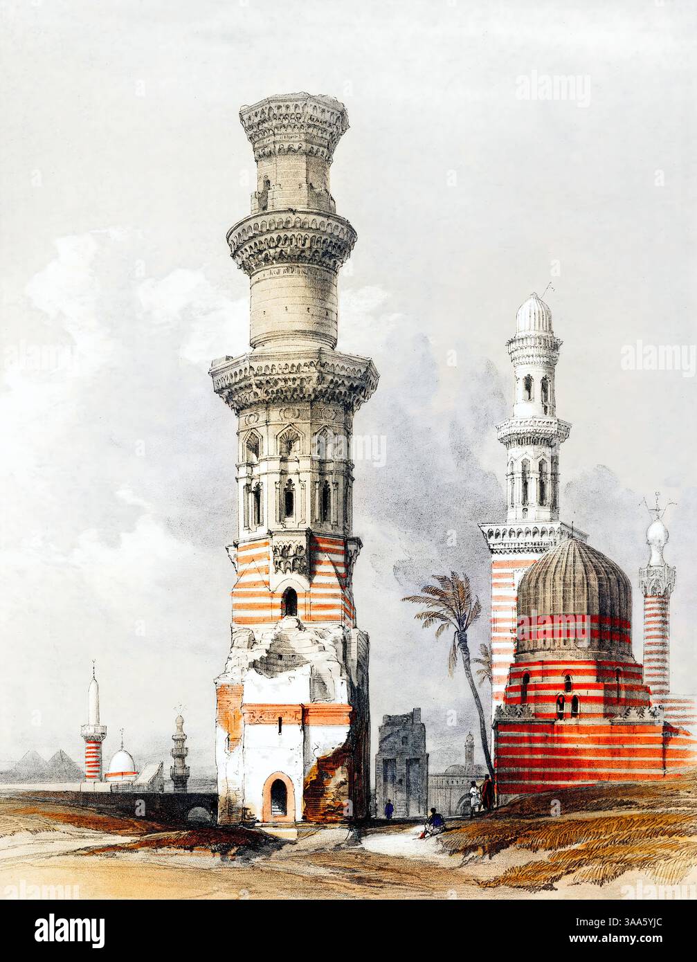An intricate depiction of historic towers, showcasing their stunning ...