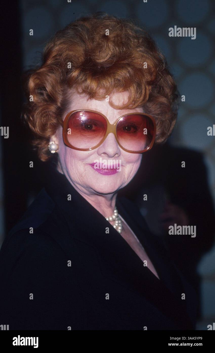 Aug 01, 1982 - Los Angeles, CA, USA - Actress LUCILLE BALL (1911-1989 ...