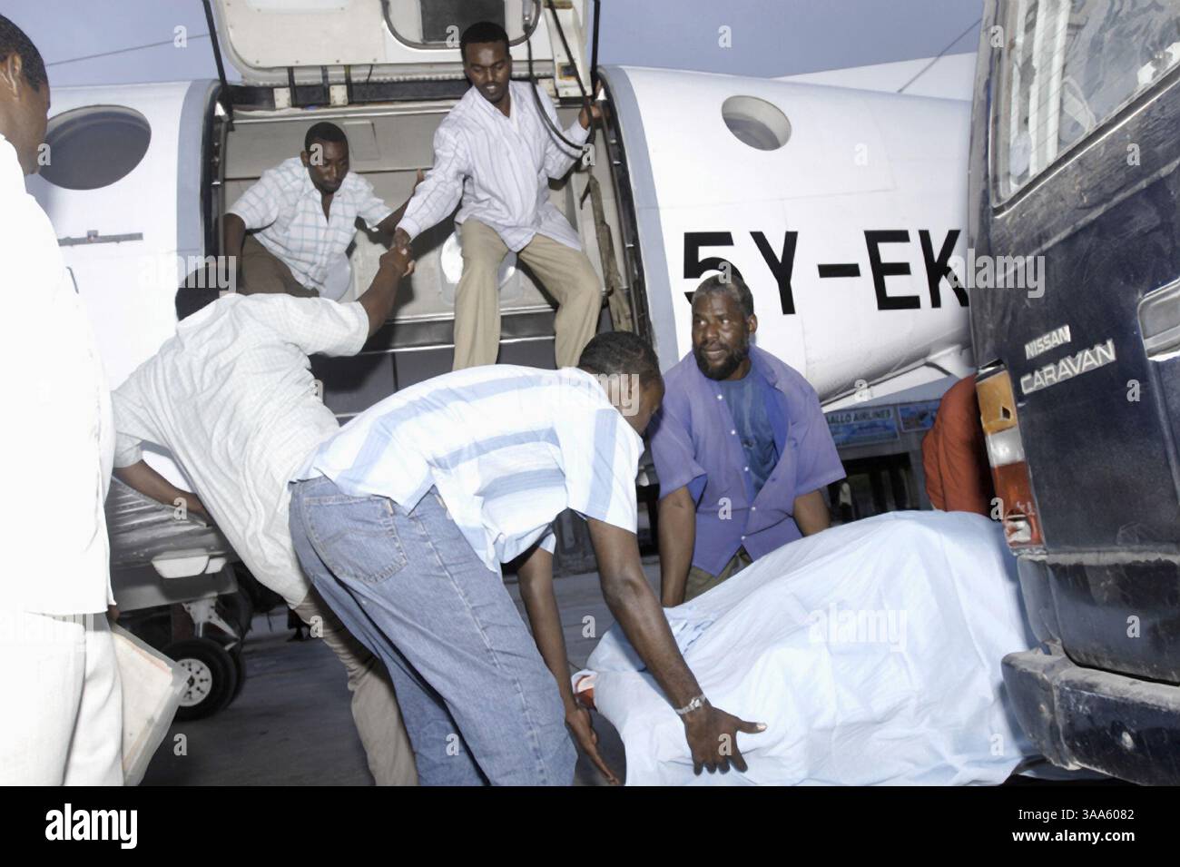 Sep 18, 2006; Mogadishu, Somalia; The body of the slain Italian nun ...