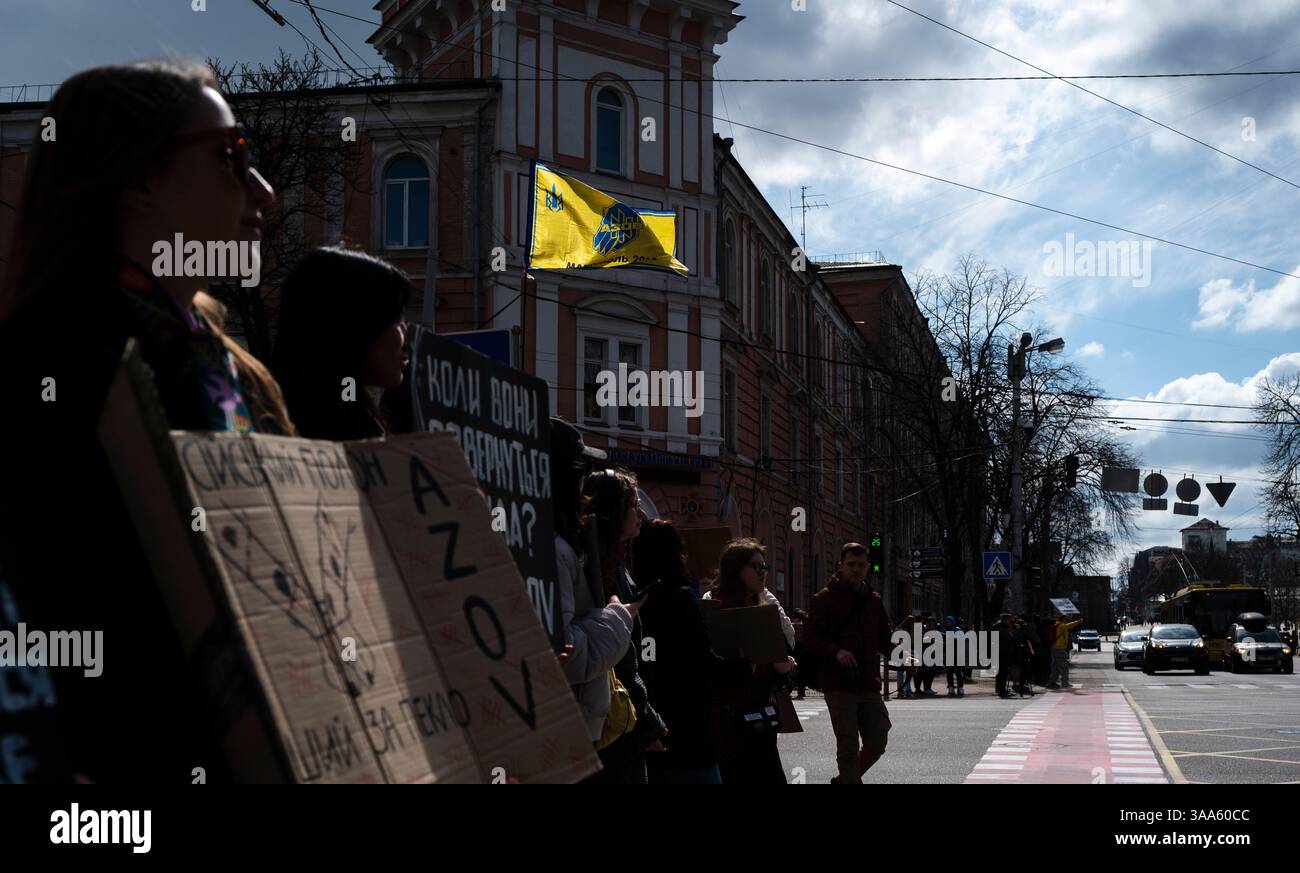 Kyiv, Ukraine - 30th March, 2025, sees a powerful gathering as ...