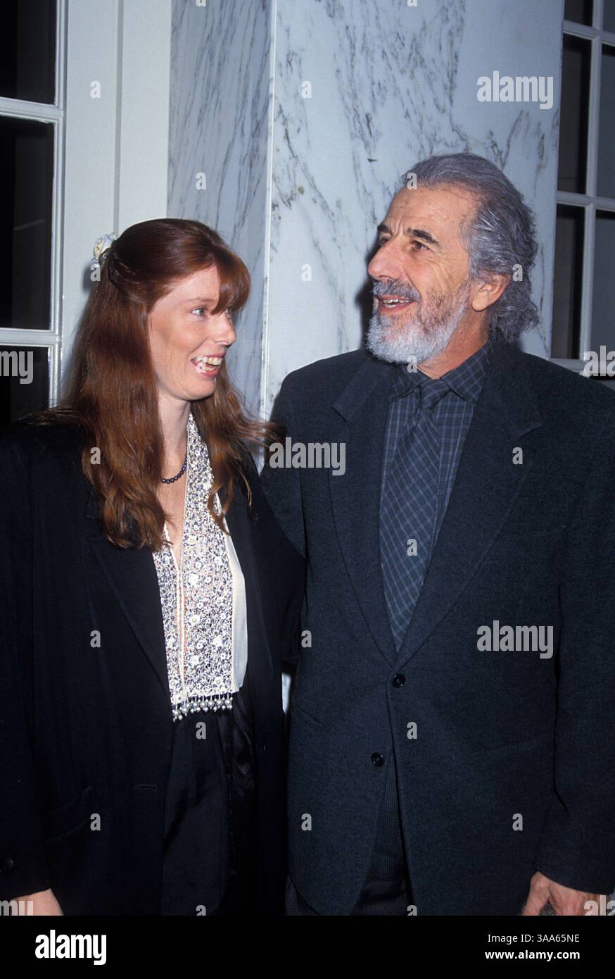 Mar 03, 1993; Los Angeles, CA, USA; Producer LOU ADLER and wife PAGE ...
