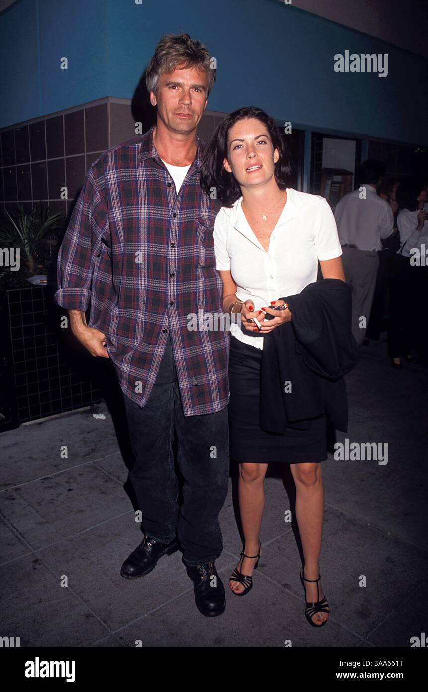 Jul 31, 1995; Los Angeles, CA, USA; Actor RICHARD DEAN ANDERSON and ...
