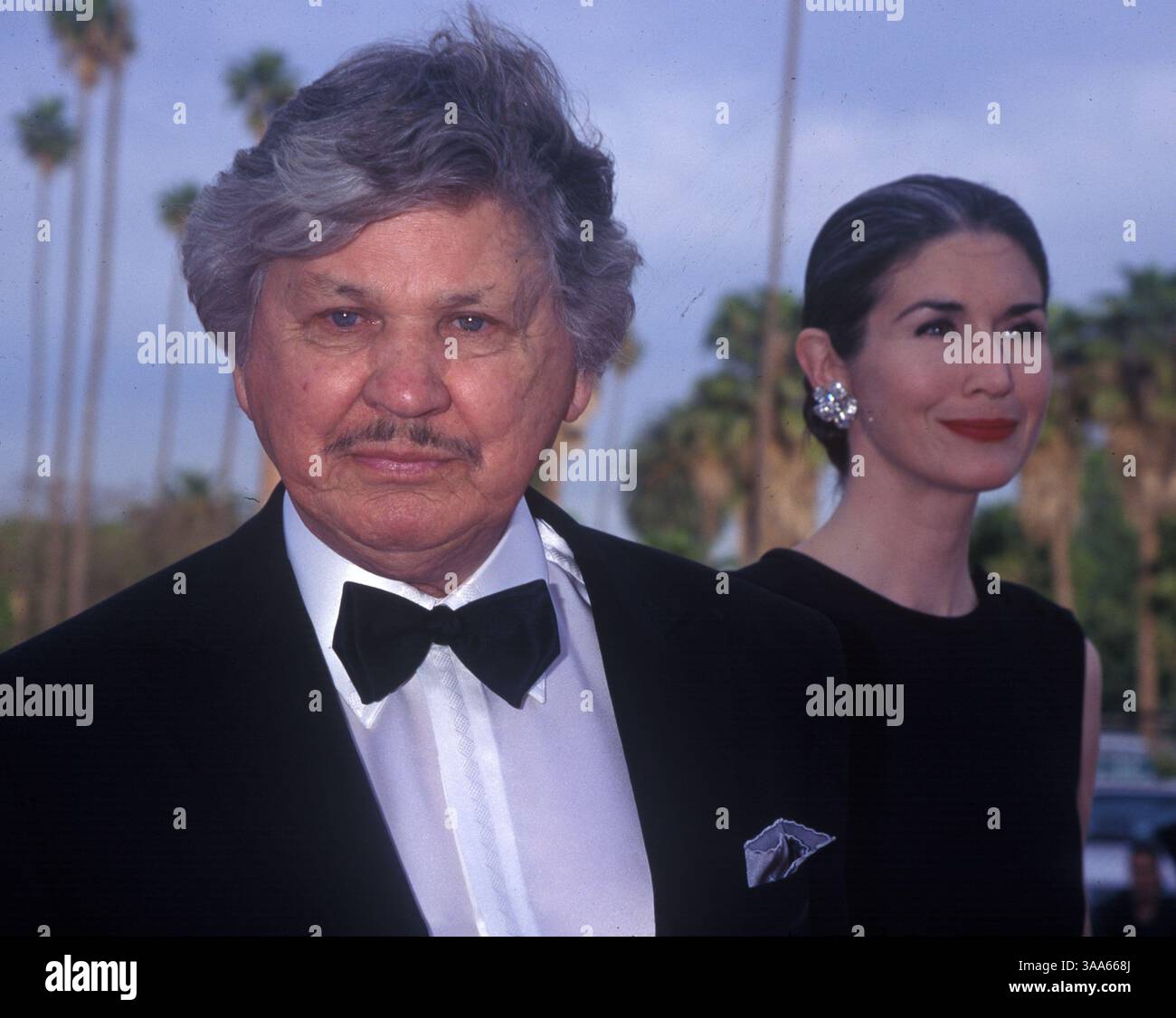 Mar 11, 1997; Los Angeles, CA, USA; CHARLES BRONSON at the Blockbuster ...