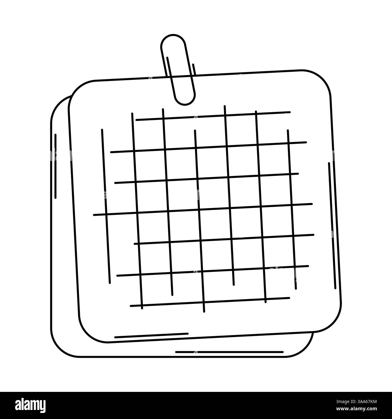 Paper note with pin. Frame or background for reminder Stock Vector ...