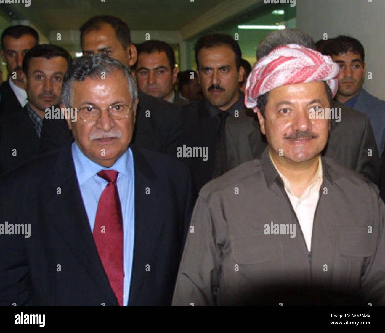 Jan 10, 2003; , IRAQ; MASSOUD BARZANI, son of Mulla Mustafa Barzani ...