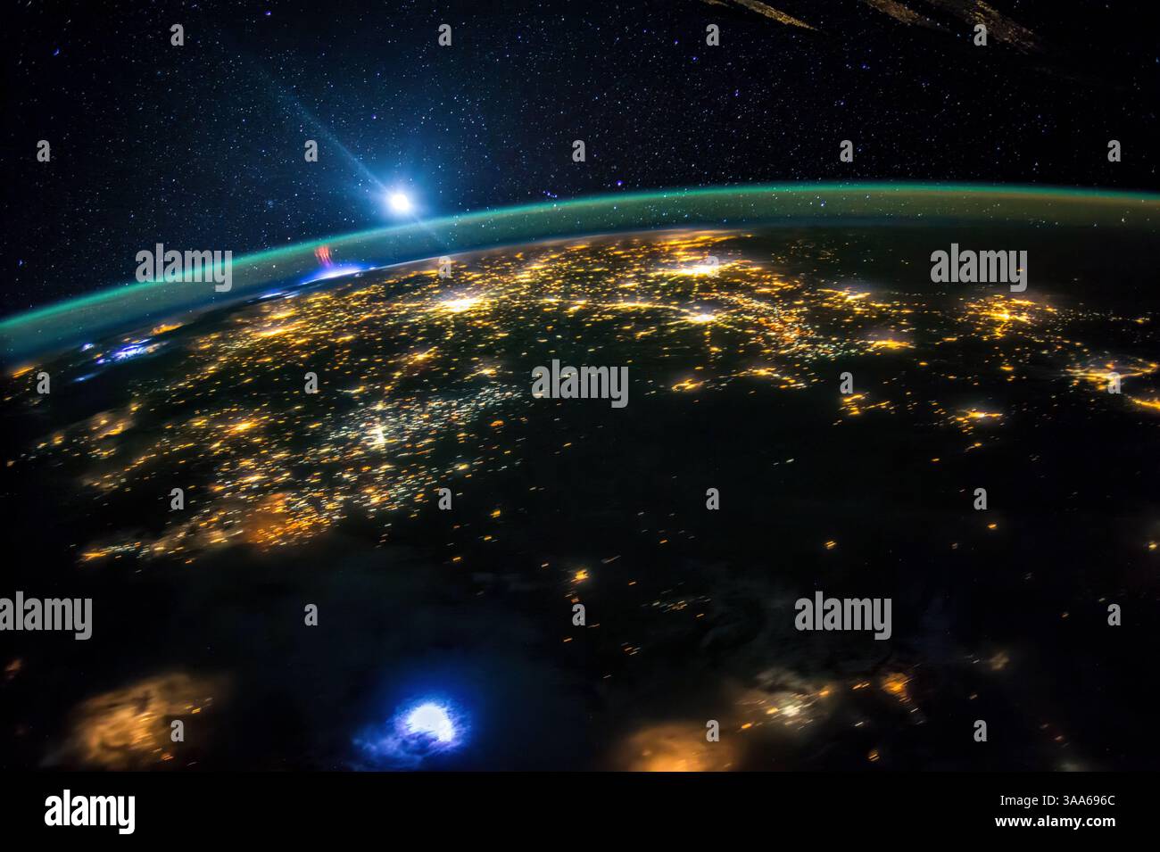 Red Sprites, northwest Mexico Stock Photo - Alamy