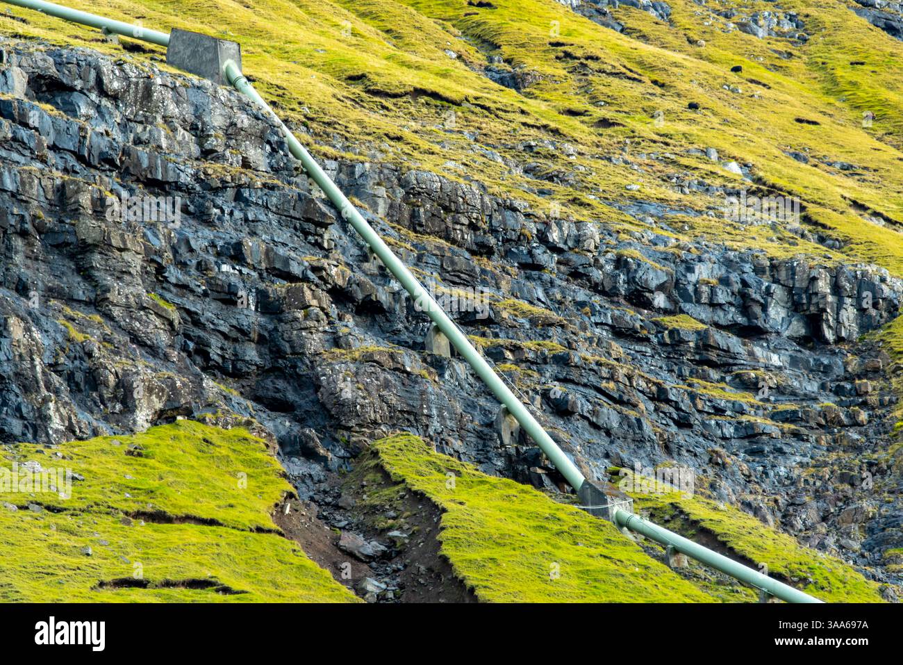 Water Pipe for Hydro Power Plant - Faroe Islands Stock Photo - Alamy