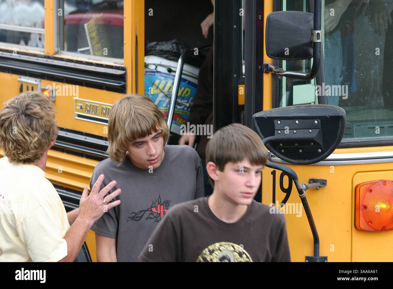 Sep 27, 2006; Bailey, CO, USA; Platte Canyon High School. Students are ...
