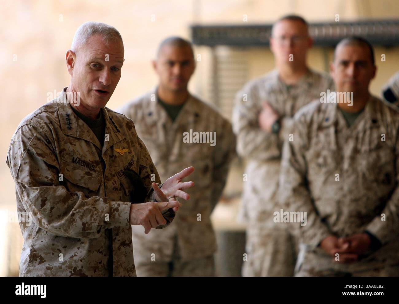 Oct 30, 2006; Al Asad Airbase, IRAQ; The Marine Corps' No. 2 officer ...