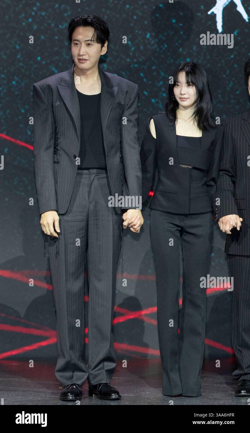 31 March 2025 – Seoul, South Korea: (L to R) South Korean actors Lee ...