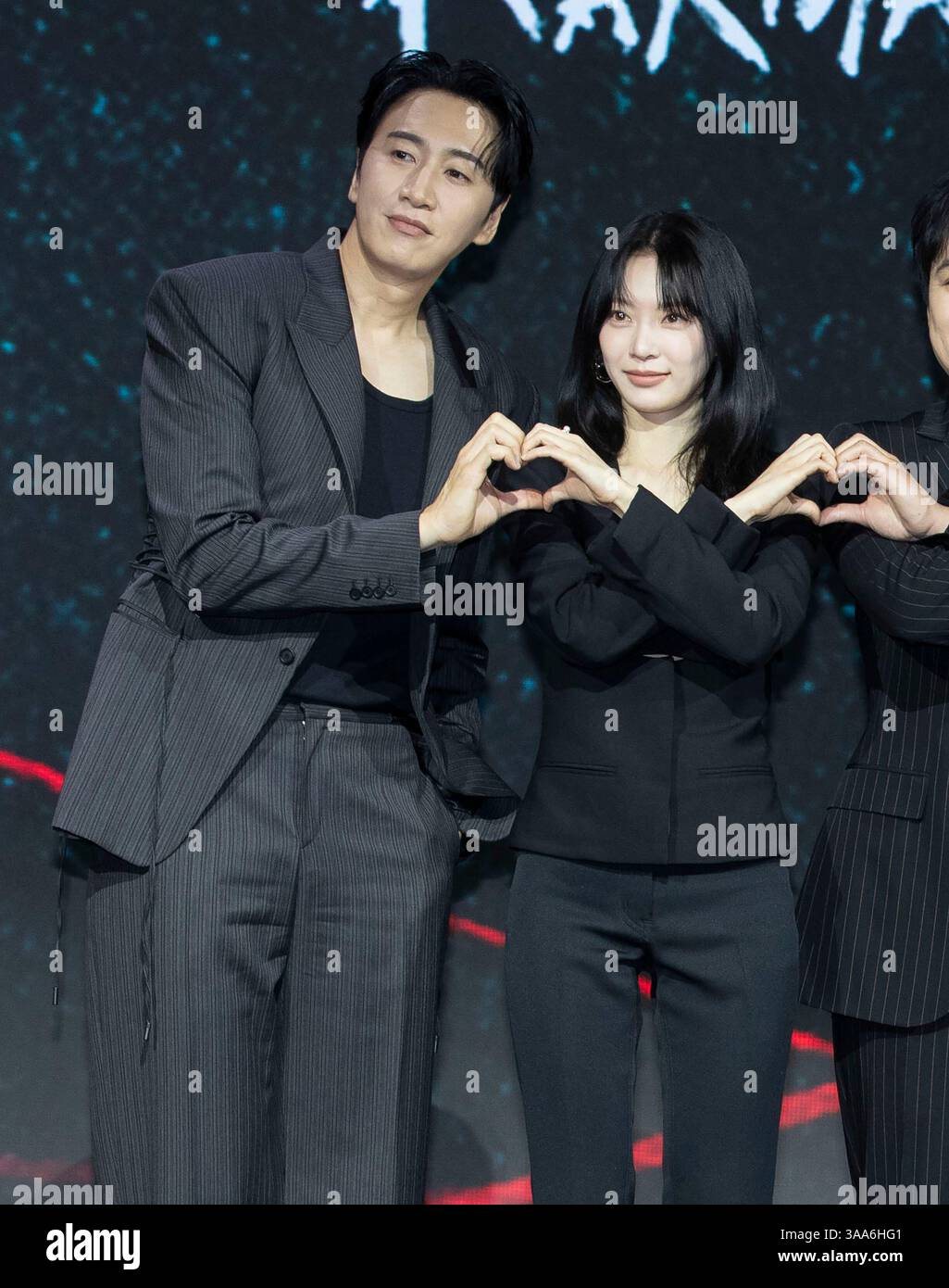 31 March 2025 – Seoul, South Korea: (L to R) South Korean actors Lee ...