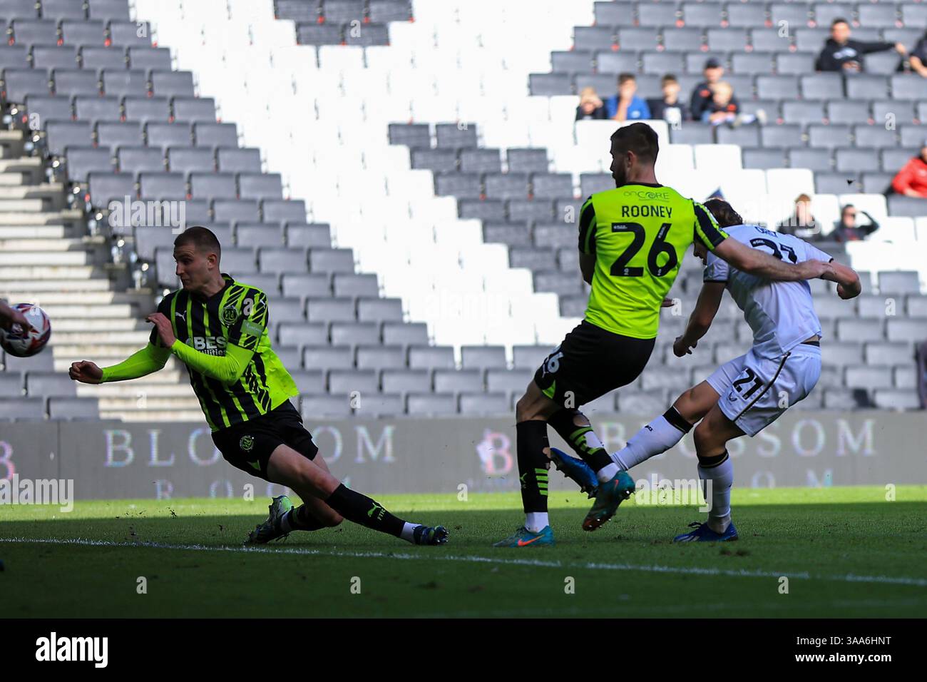 GOAL Milton Keynes Dons Forward Danilo Orsi-Dadomo (21) makes it 1-0 ...