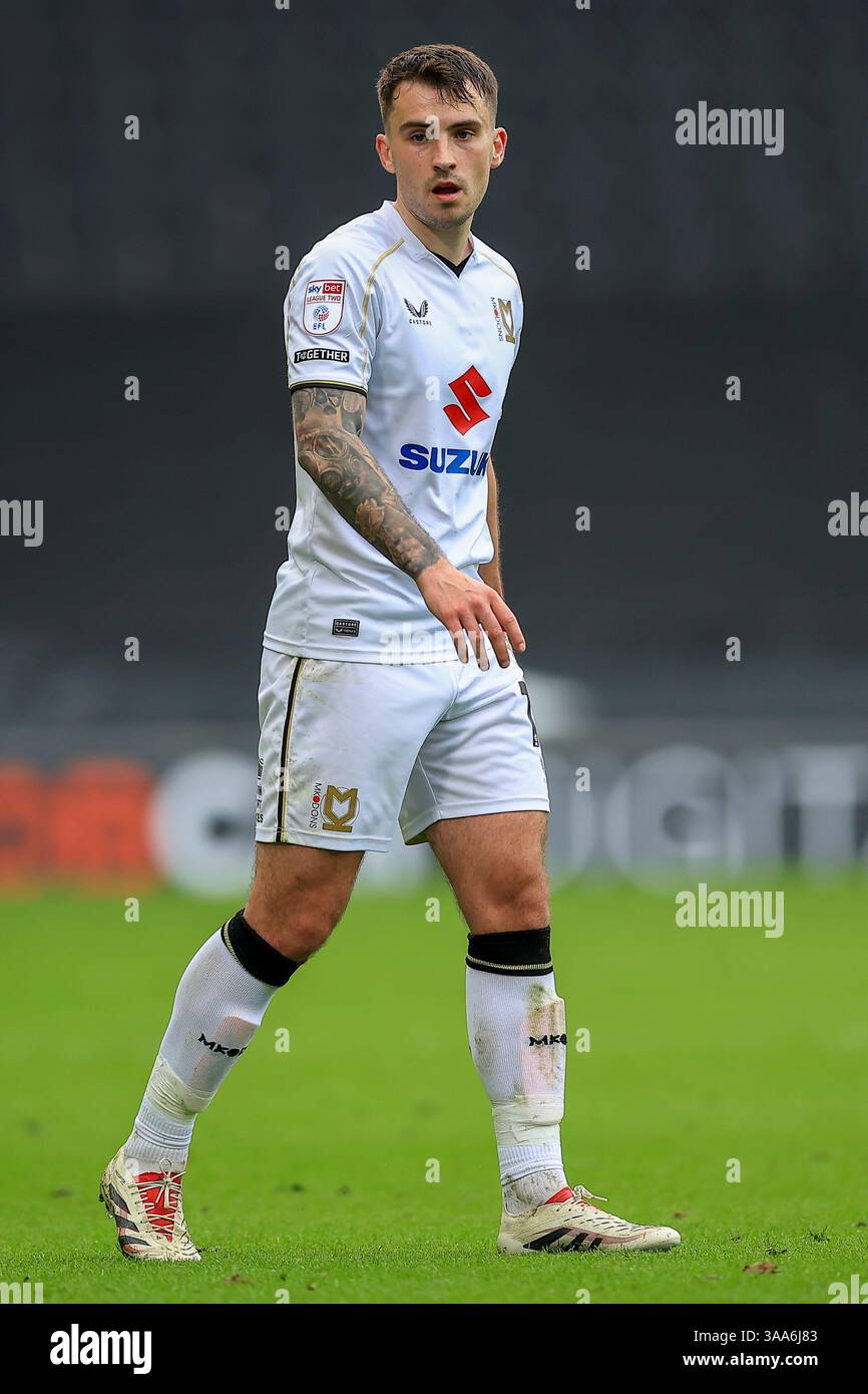 Milton Keynes Dons Defender Luke Offord (17) during the EFL League 2 ...