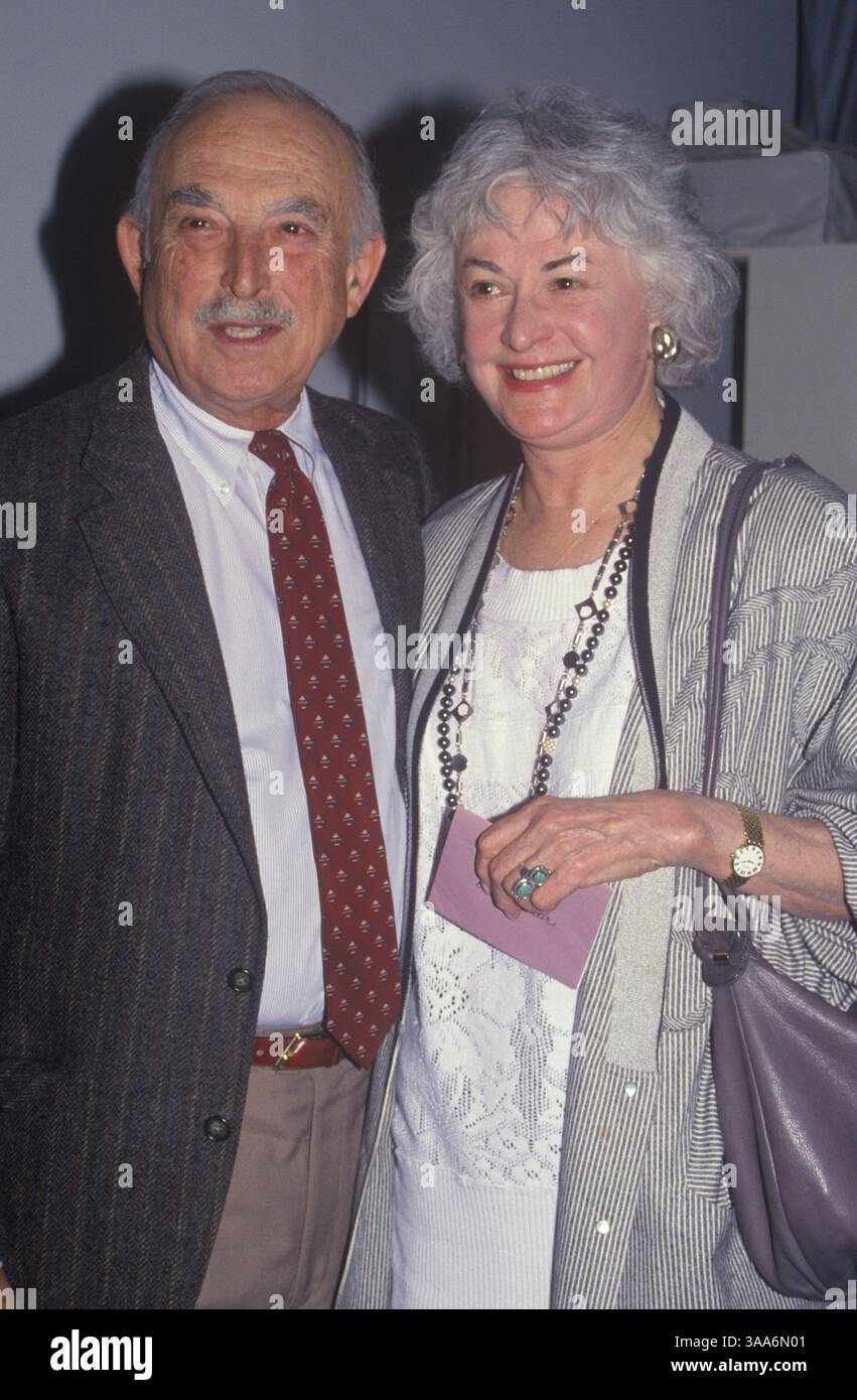 Apr 20, 1990; Los Angeles, CA, USA; BEATRICE ARTHUR with Bill Macy ...