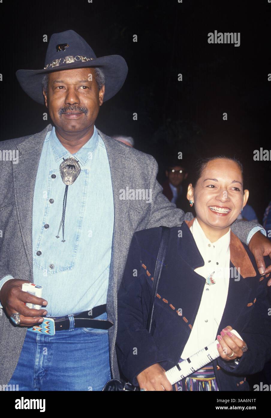 Apr 15, 1993; Los Angeles, CA, USA; JASON BERNARD with his wife ...