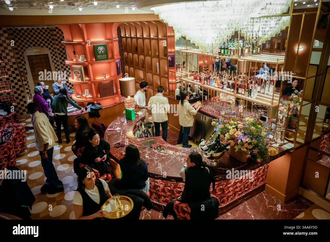 Restaurant in the Printemps department store in Lower Manhattan in New ...