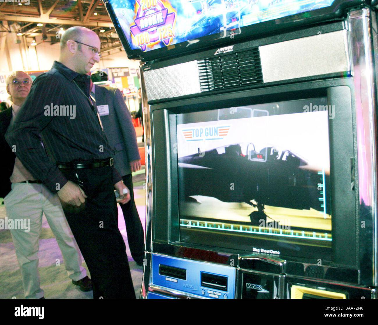 Nov 15, 2006; Las Vegas, NV, USA; The new Top Gun slot machines by WMS ...