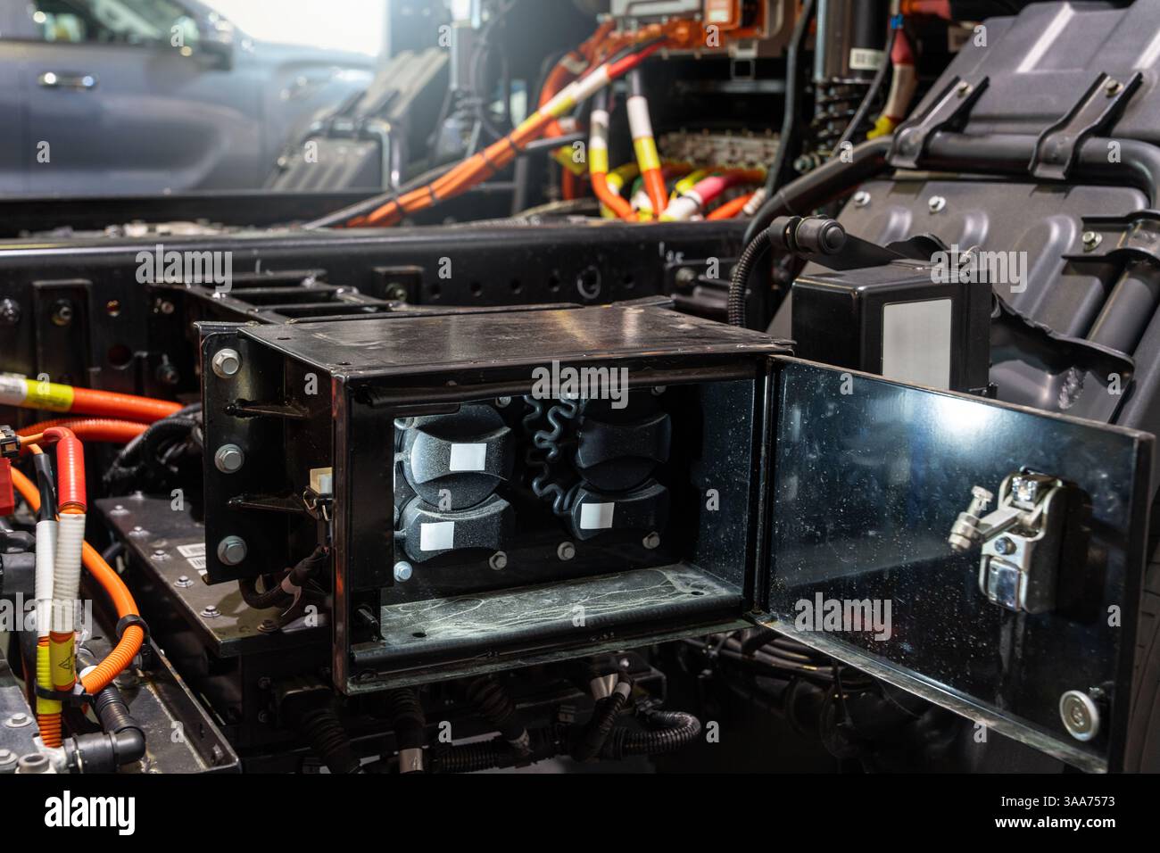 Electric vehicle fleet hi-res stock photography and images - Alamy