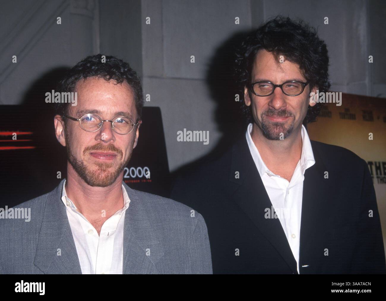 Oct 19, 2000 - Los Angeles, CA, USA - THE COEN BROTHERS. Joel and Ethan at the 'O Brother, Where ...