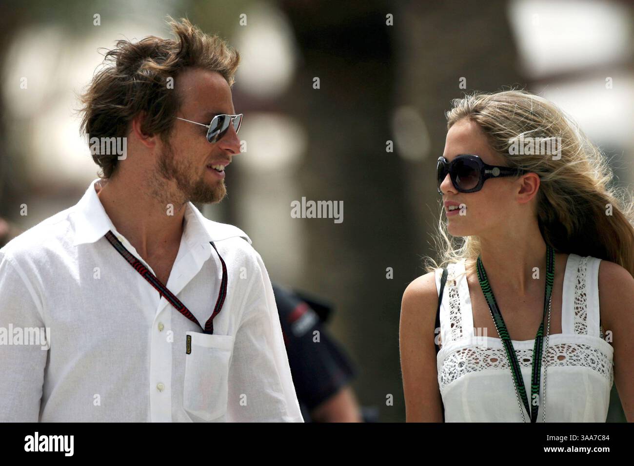 Apr 12, 2007 - Bahrain, Bahrain - JENSON BUTTON (GBR) Honda Racing F1 ...