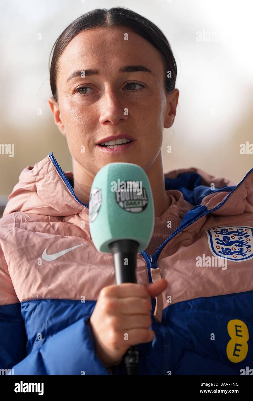 England's Lucy Bronze during a media day at St George's Park, Burton ...
