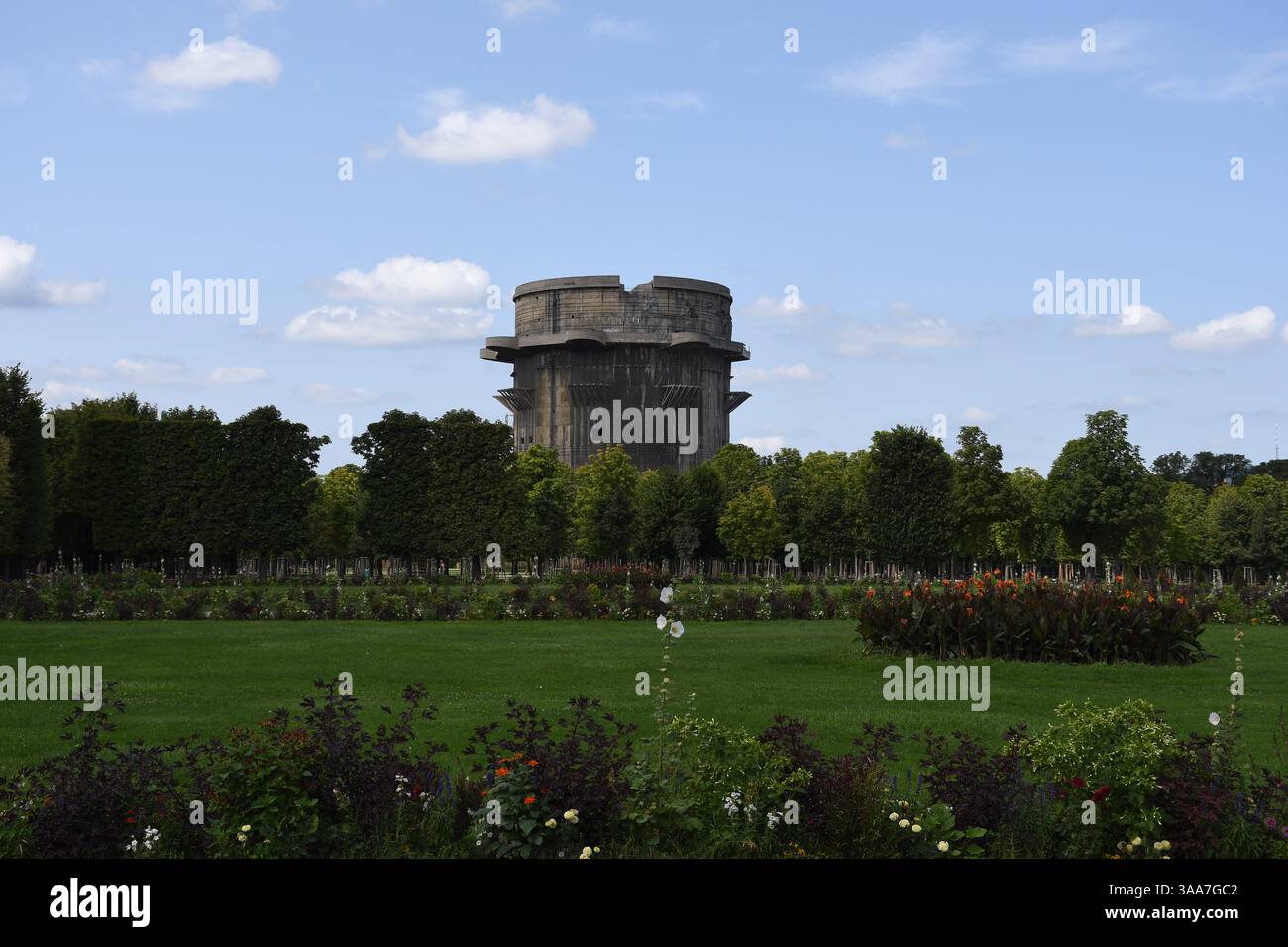 Flak tower from World War 2 Stock Photo - Alamy