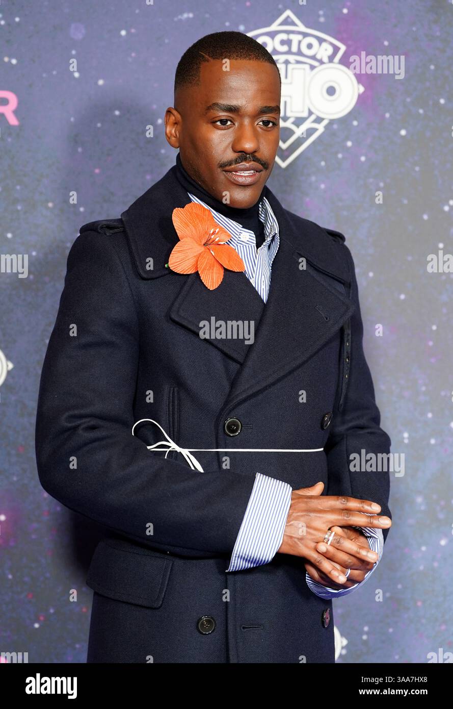 Ncuti Gatwa attending the premiere of Doctor Who season two, at the ...