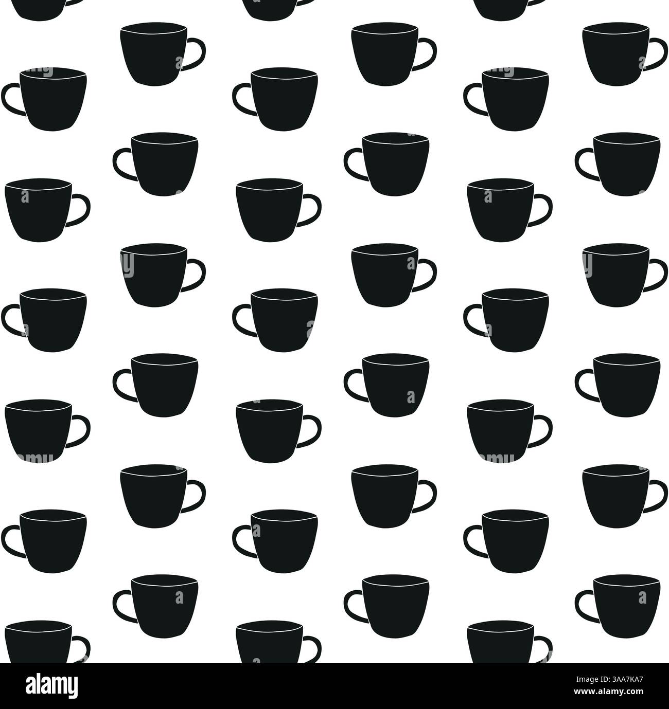 Hand drawn coffee art Stock Vector Images - Alamy