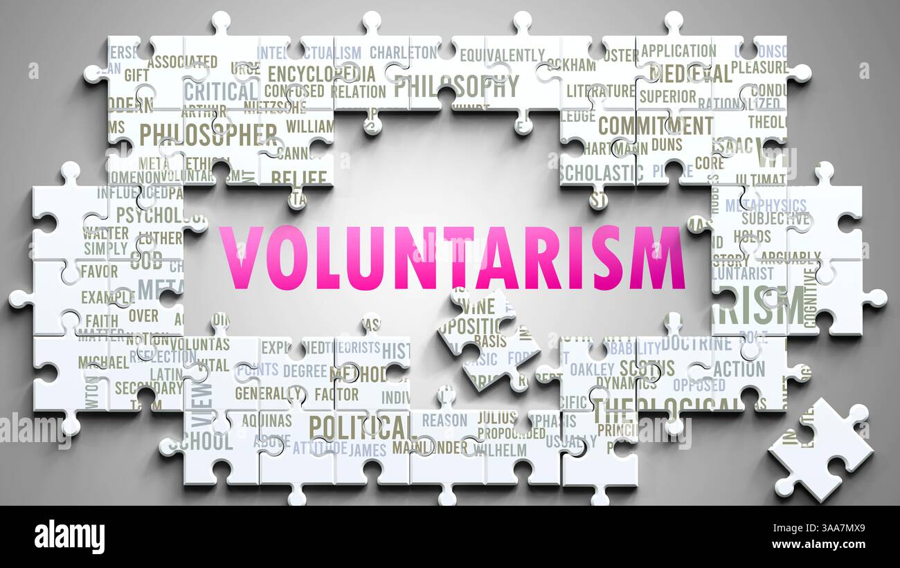 Voluntarism being a complex subject hi-res stock photography and images ...