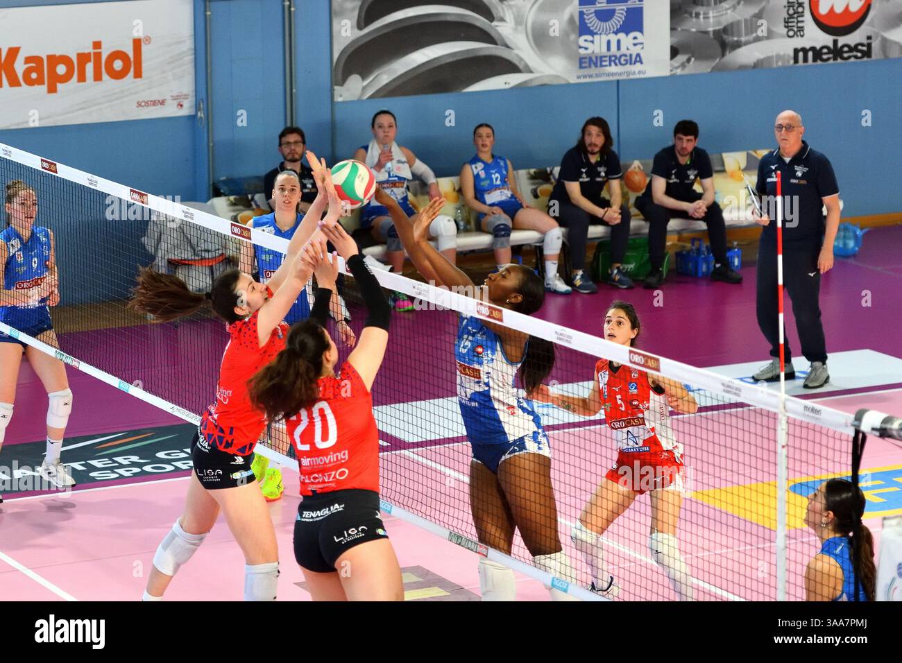 Attack of Princess Atamah (Orocash Picco Lecco) during Orocash Picco ...
