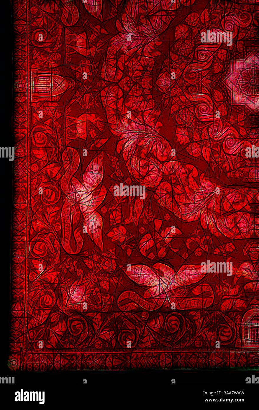 Mythical creatures in shades of deep red hi-res stock photography and ...