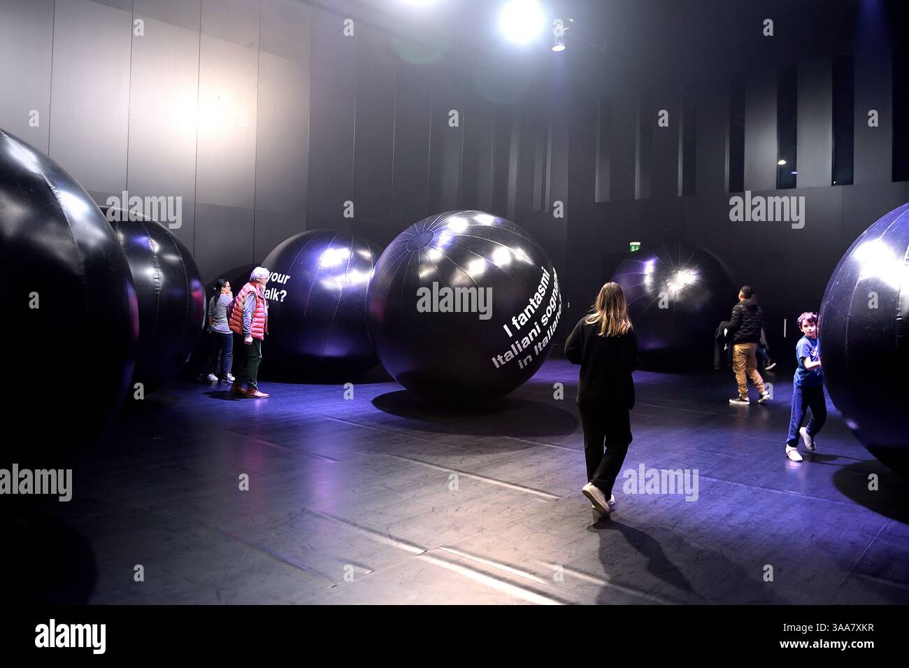 ROME, ITALY - MARCH 28 :Balloon Museum in Rome. RYAN GANDER IMAGINING ...