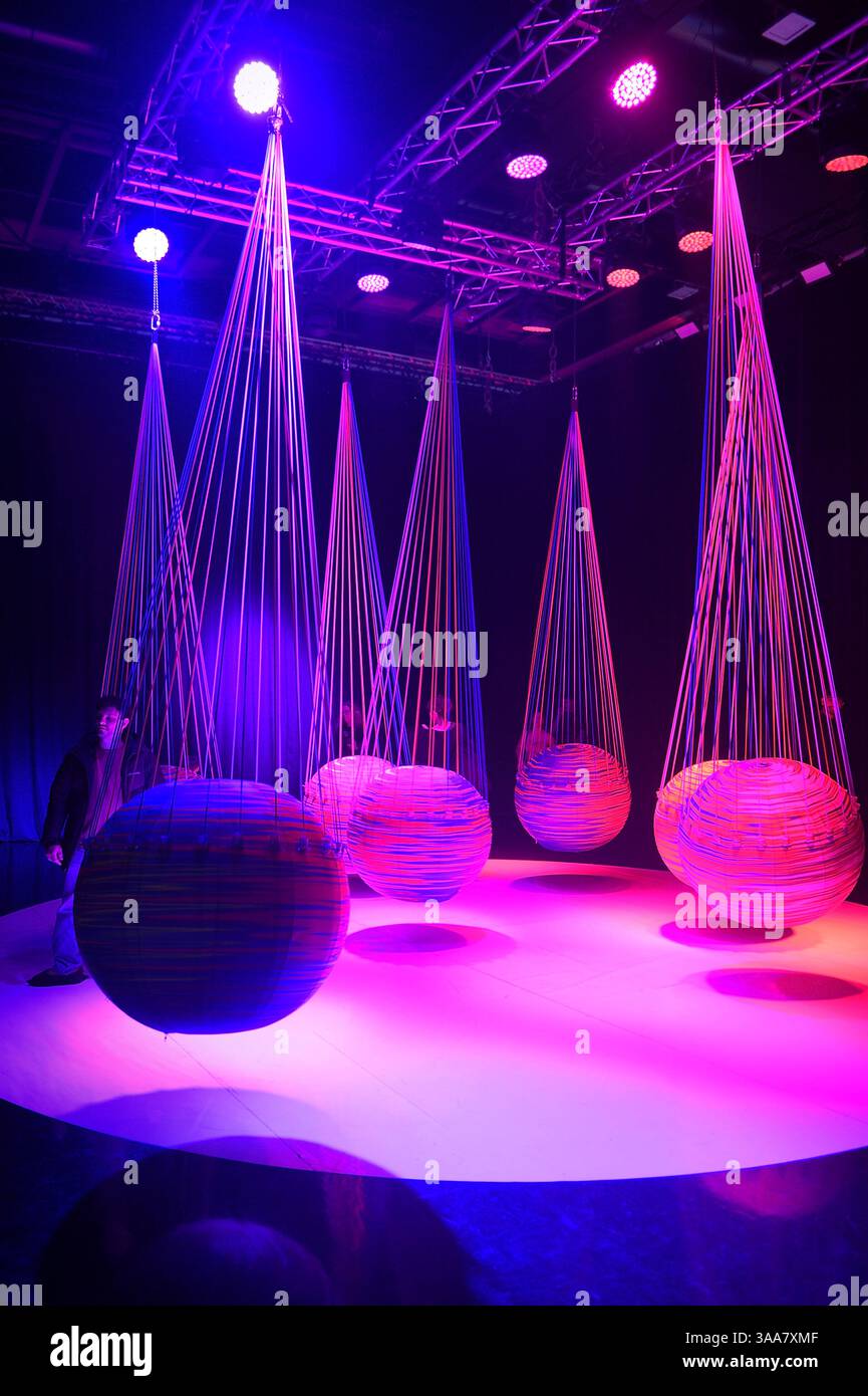 ROME, ITALY - MARCH 28 :Balloon Museum in Rome. MOTOREFISICO SWING From ...