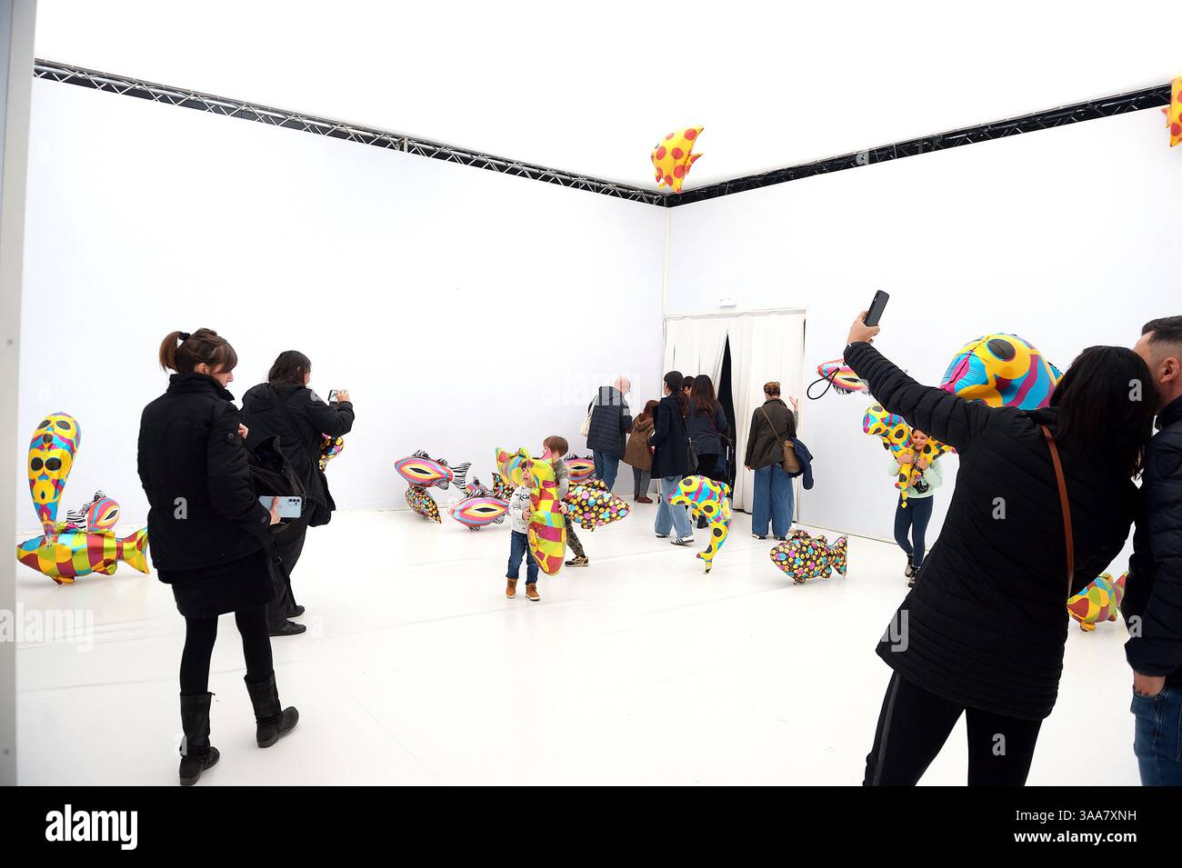 ROME, ITALY - MARCH 28 :Balloon Museum in Rome.SPY,OVOIDS The kinetic ...