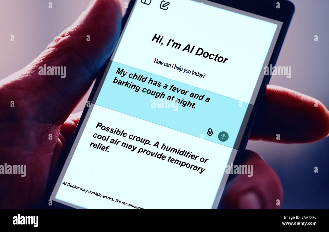 Artificial Intelligence-Based Healthcare Mobile App My child has a ...