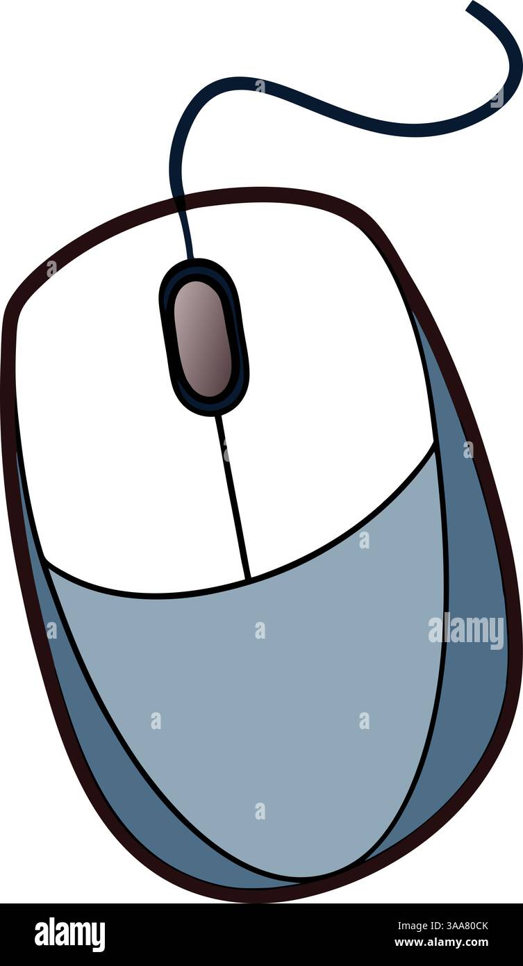Classic wired computer mouse icon Stock Vector Image & Art - Alamy