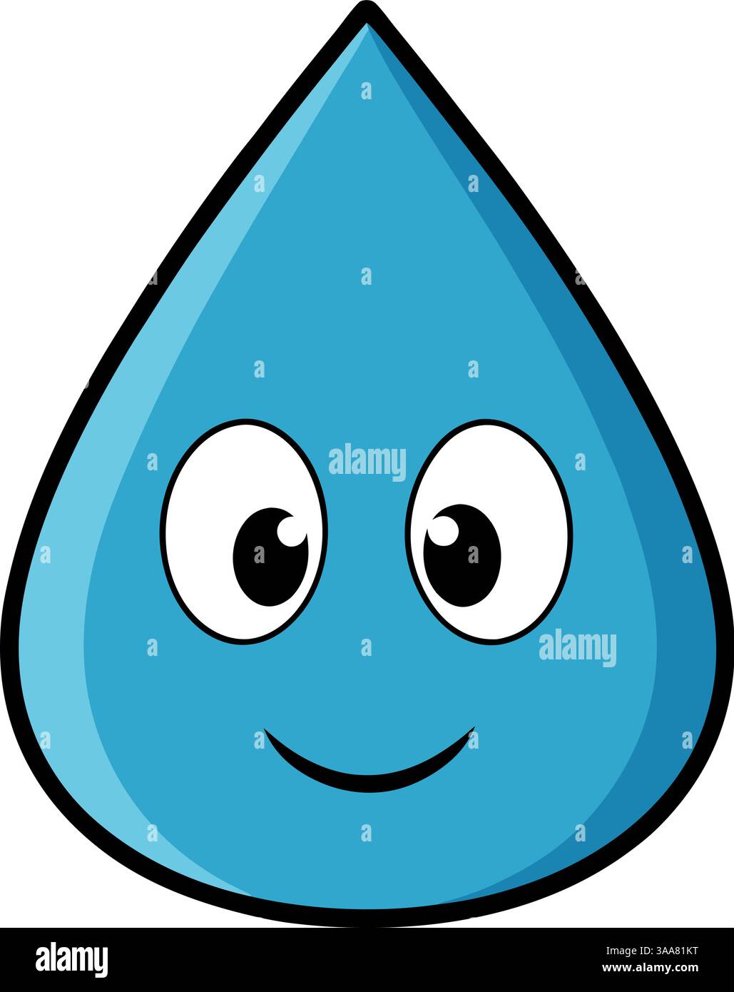 Cartoon water droplet hi-res stock photography and images - Alamy