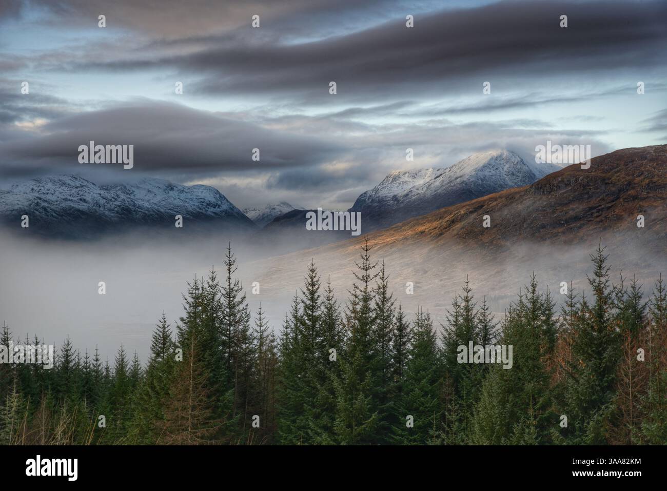 Mountain View in the scottish highlands Stock Photo - Alamy