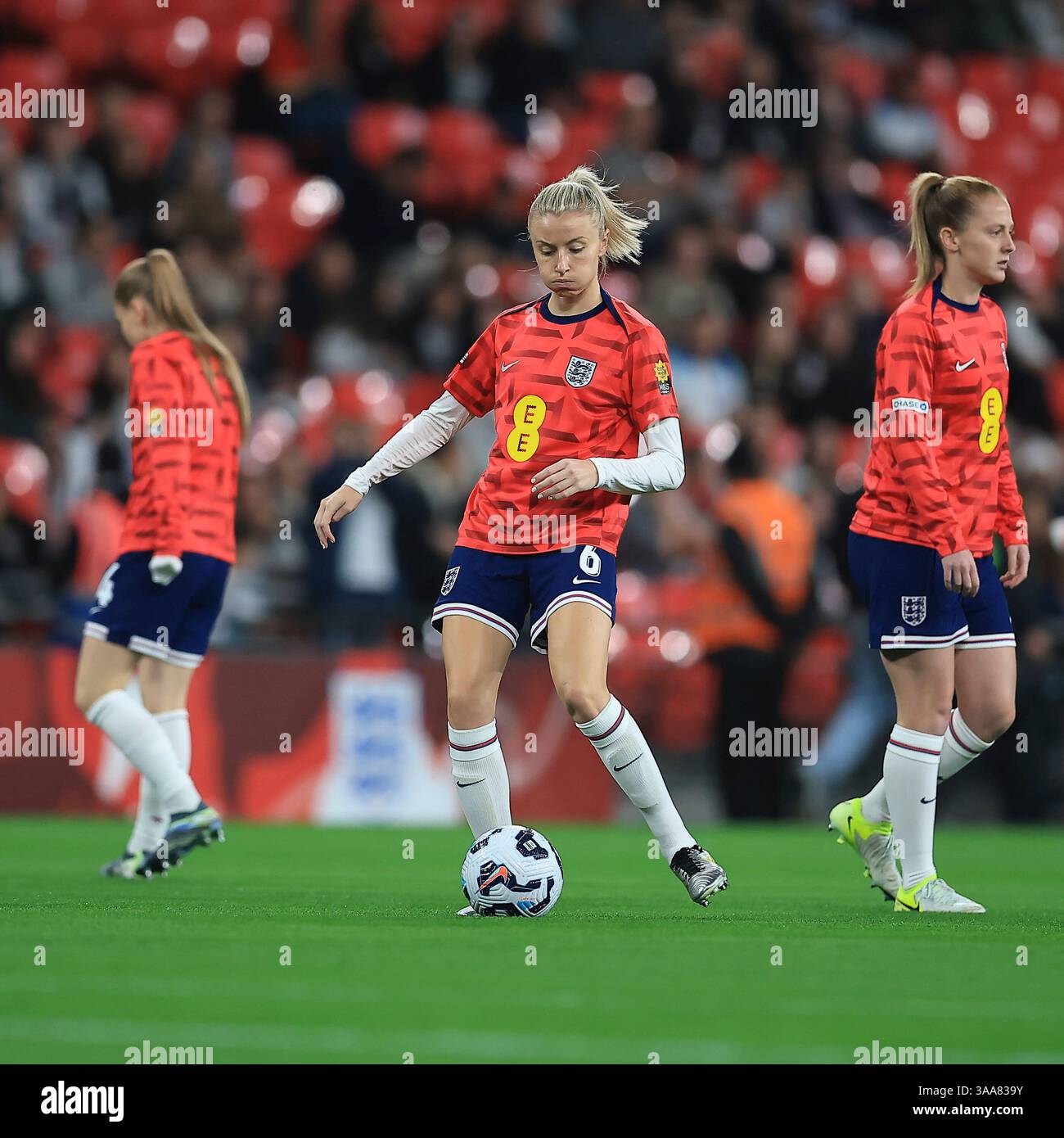 England Defender Leah Williamson (6) during the FIFA Women’s ...
