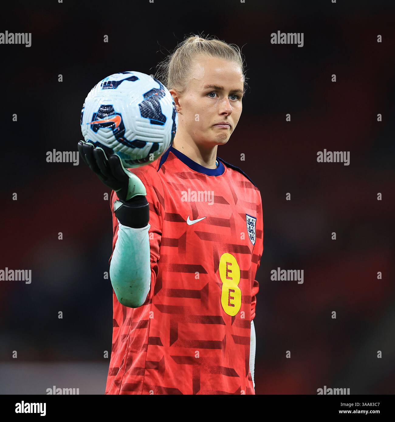 England Goalkeeper Hannah Hampton (1) during the FIFA Women’s ...