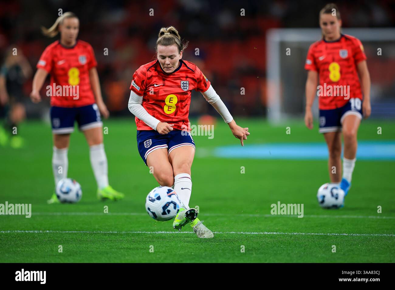 England Forward Lauren Hemp (11) during the FIFA Women’s International ...