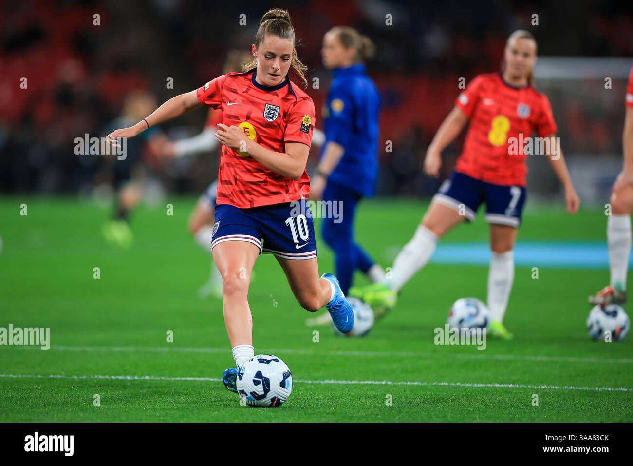 England Midfielder Ella Toone (10) during the FIFA Women’s ...
